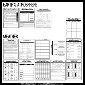 Weather Science Unit | Science Reading Passages, Task Cards, and ...