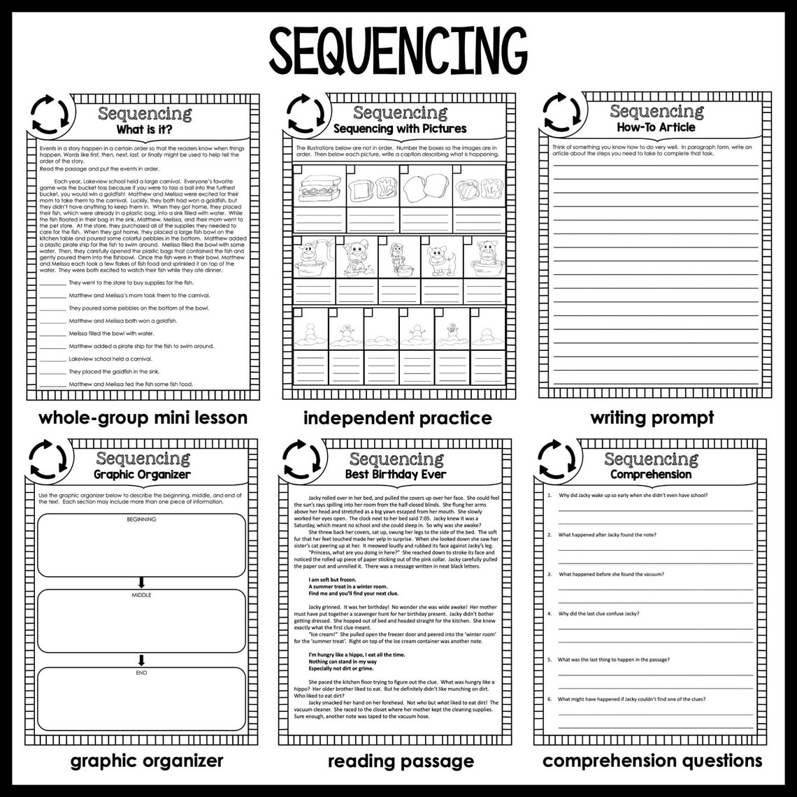 Reading Comprehension | Homeschool Worksheets Printables | Reading ...