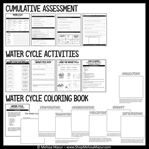 Water Cycle Science Unit | Science Reading Passages, Task Cards, and ...