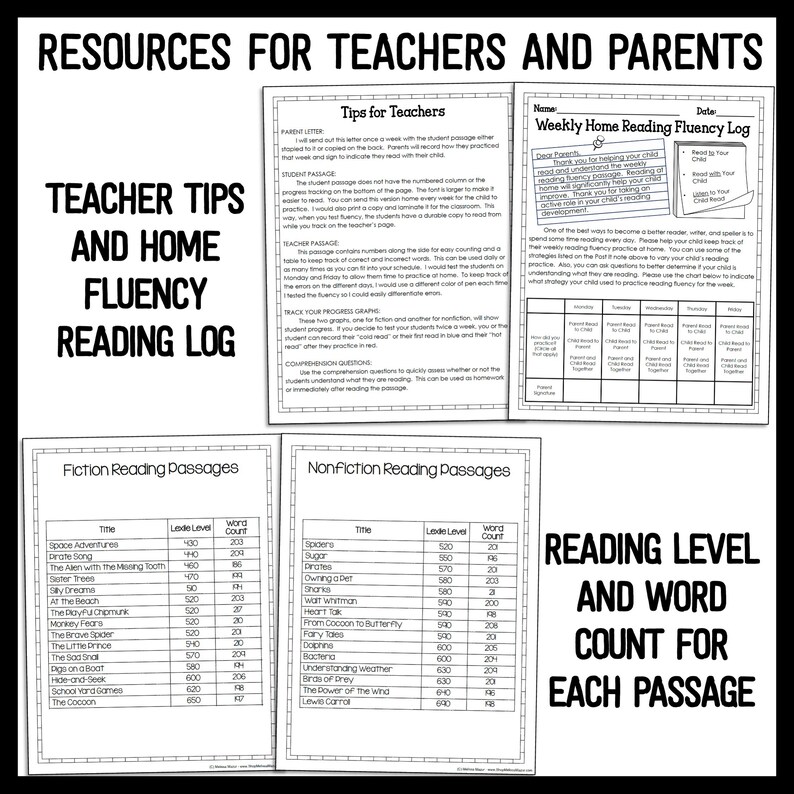 2nd Grade Reading Fluency Passages Reading Comprehension - Etsy