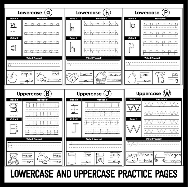 Printing Handwriting Practice Pages | Handwriting Workbook | Learn to ...