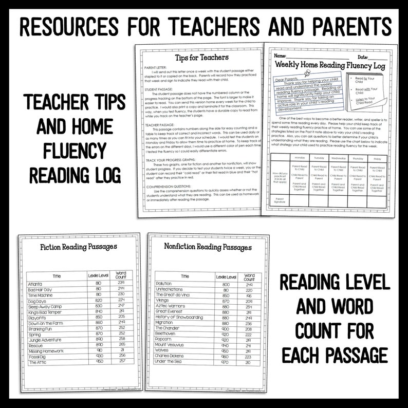 5th Grade Reading Fluency Passages Reading Comprehension Etsy 5th Grade Reading Fluency Passages Reading Comprehension Etsy