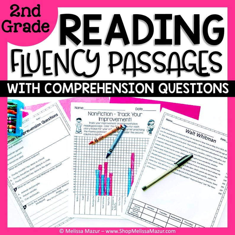 2nd Grade Reading Fluency Passages | Reading Comprehension Questions ...