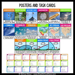 Weather Science Unit | Science Reading Passages, Task Cards, and ...