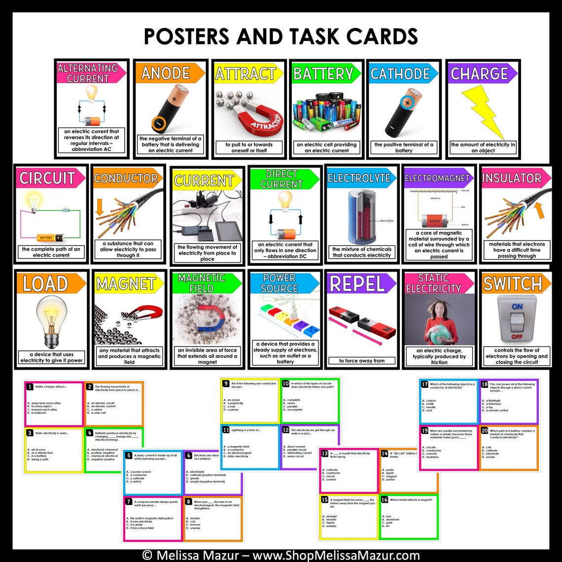 Electricity and Magnetism Science Unit | Science Reading Passages, Task ...