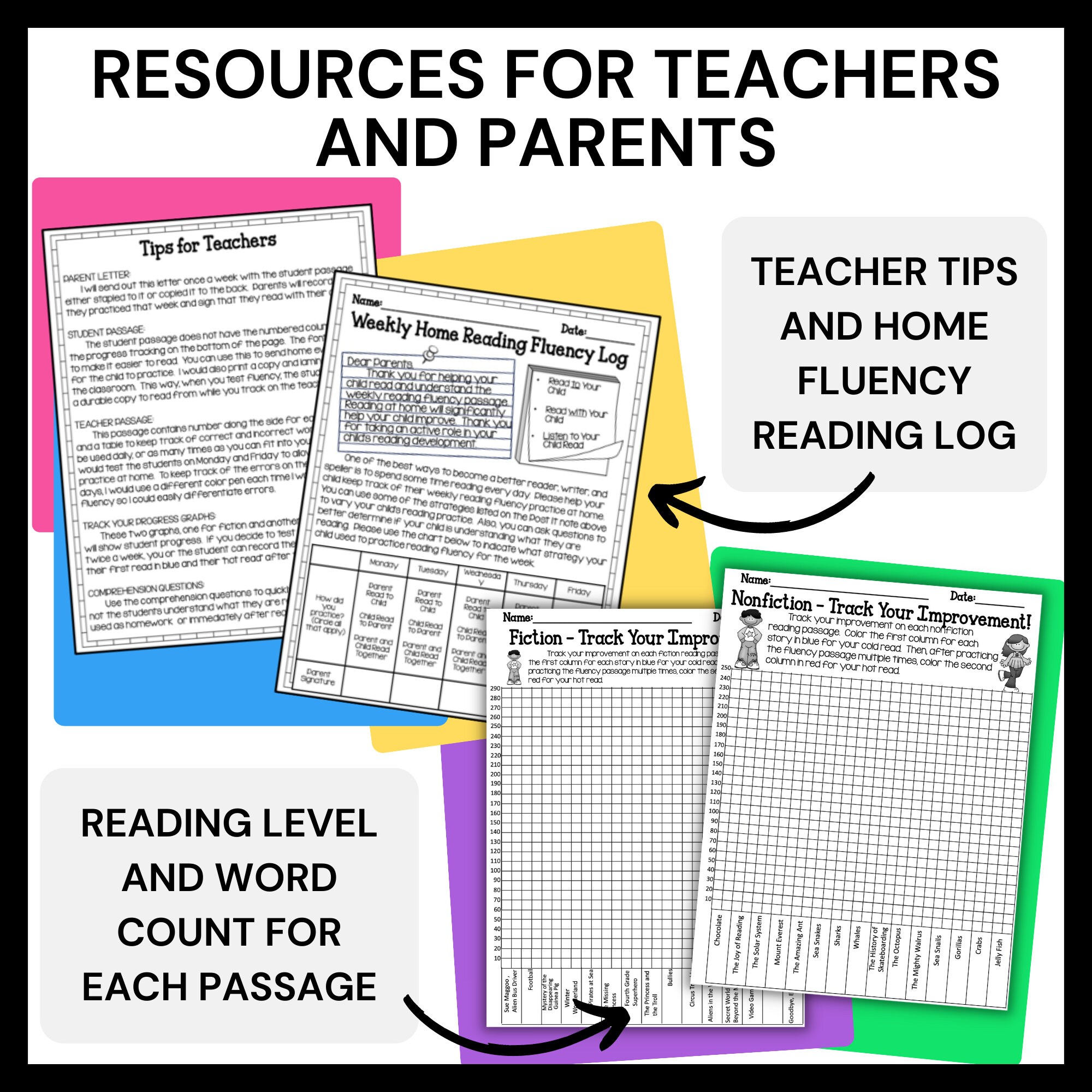 4th Grade Reading Fluency Passages | Reading Comprehension Questions ...
