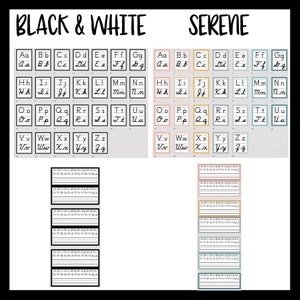 Cursive Posters | Alphabet Posters | Cursive Alphabet | Cursive ...