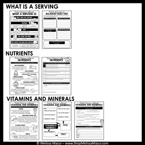 Nutrition and Food Science Unit | Science Reading Passages, Task Cards ...
