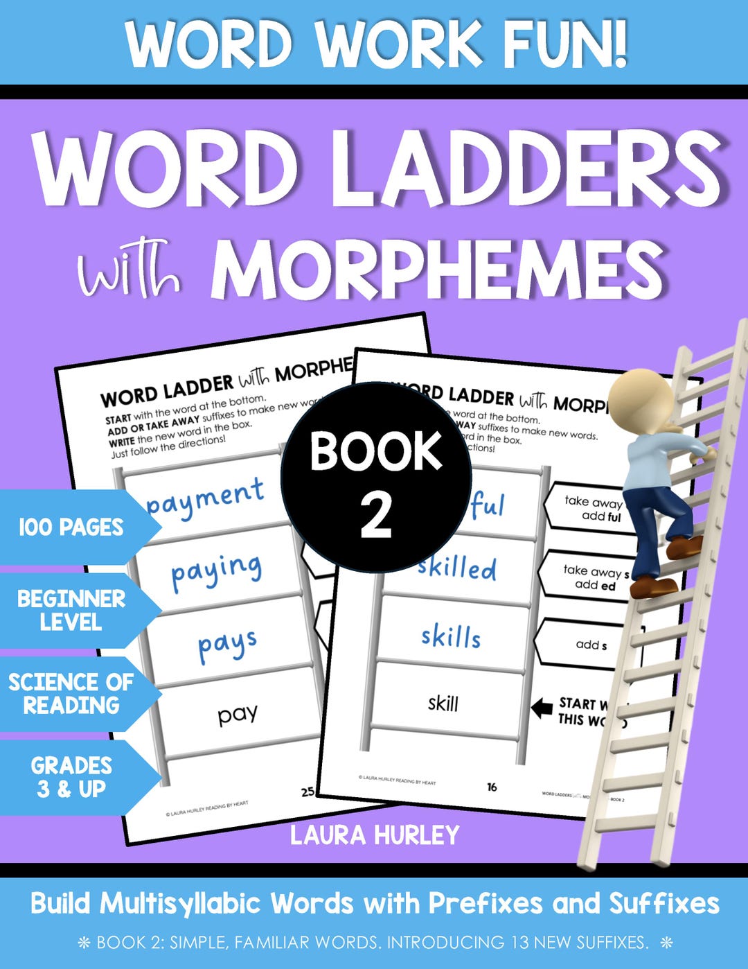Word Ladders With Morphemes 2: Word Work Fun - Build Multisyllabic ...