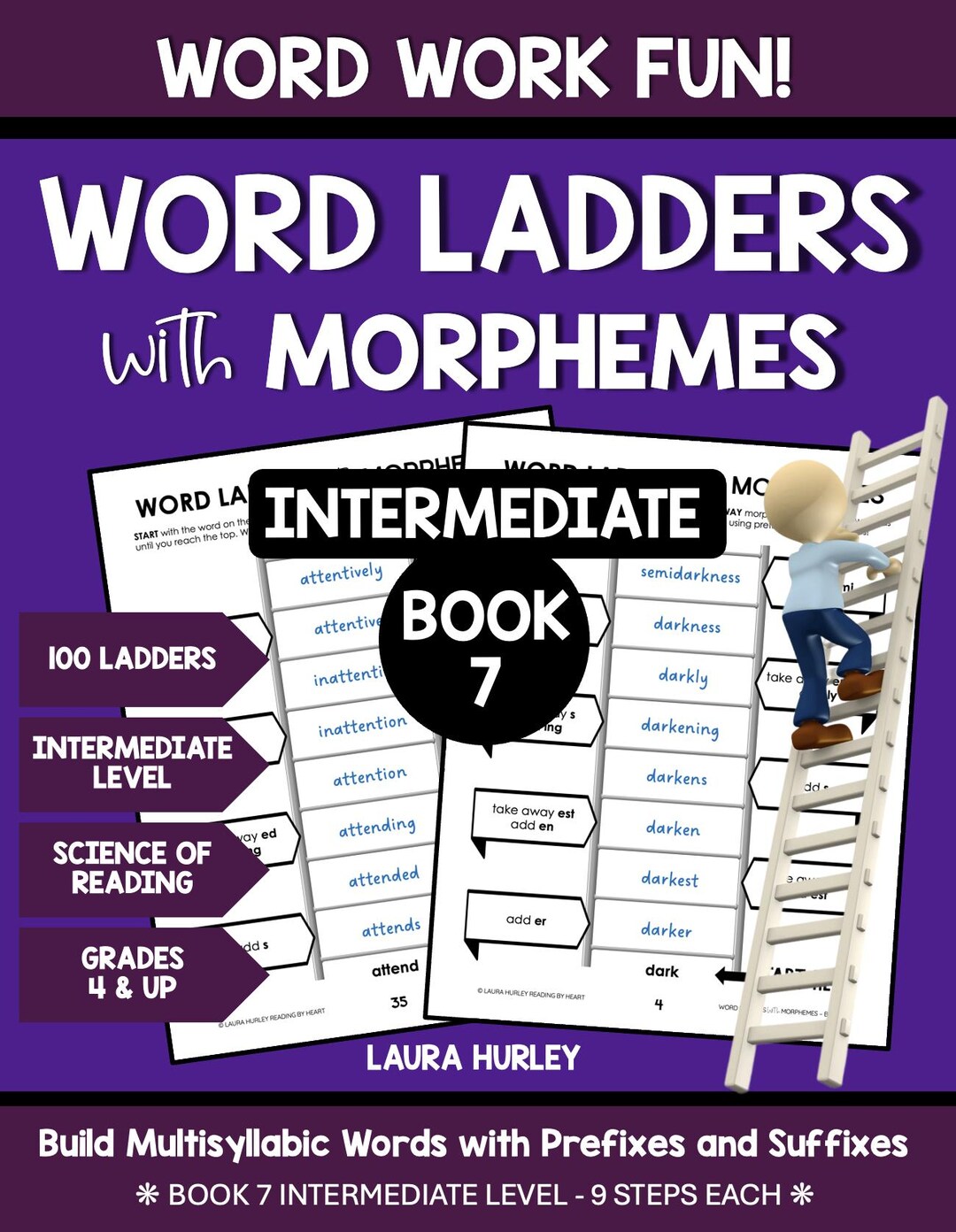Word Ladders With Morphemes 7: Word Work Fun - Build Multisyllabic ...