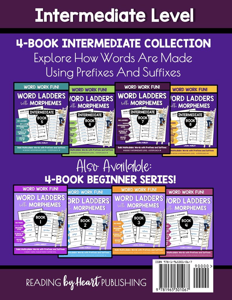 Word Ladders With Morphemes 7: Word Work Fun - Build Multisyllabic ...