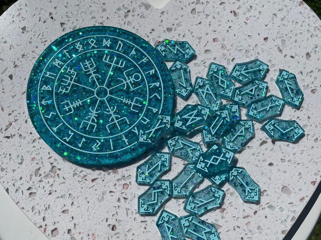 Custom Mini Rune Board With Runes Set - Etsy
