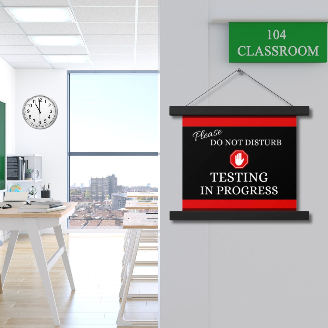 Testing in Progress Door Sign #6 | Please Do Not Disturb Sign | Do Not ...