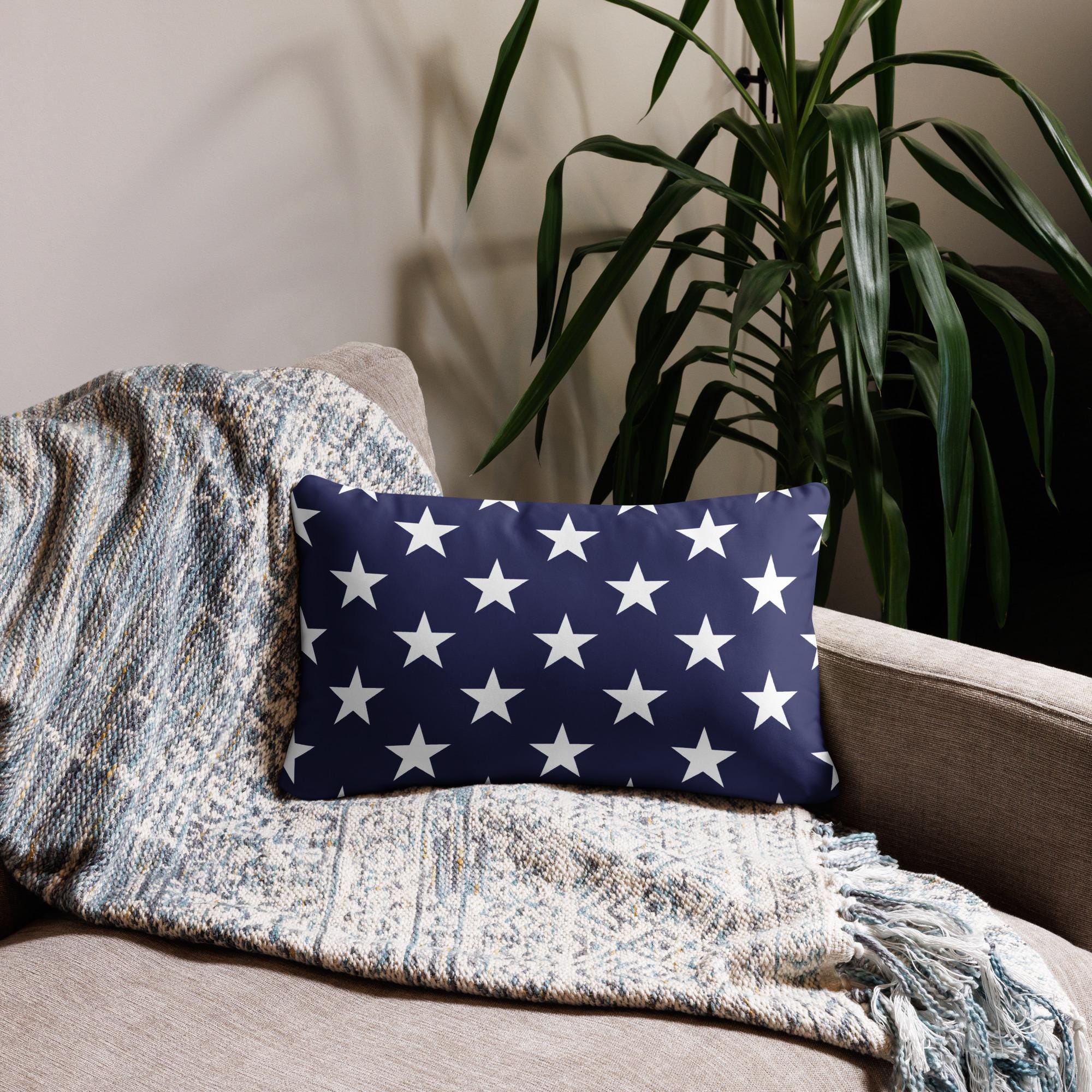 American Flag Pillow #2 | American Flag | American Star | Patriotic ...