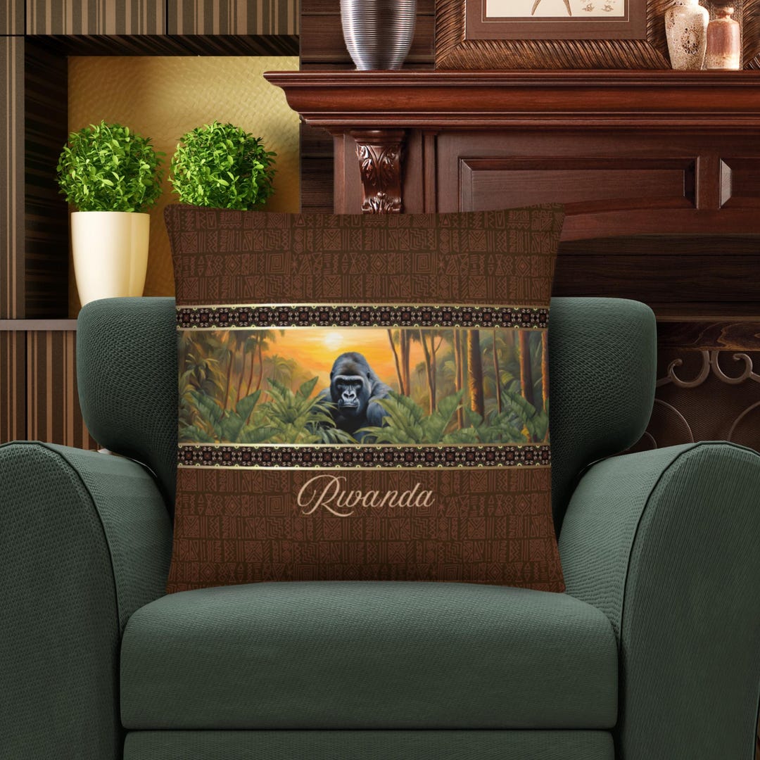 Rwanda Gift | Rwanda Pillow | Rwanda Home Decor | Rwanda Travel ...