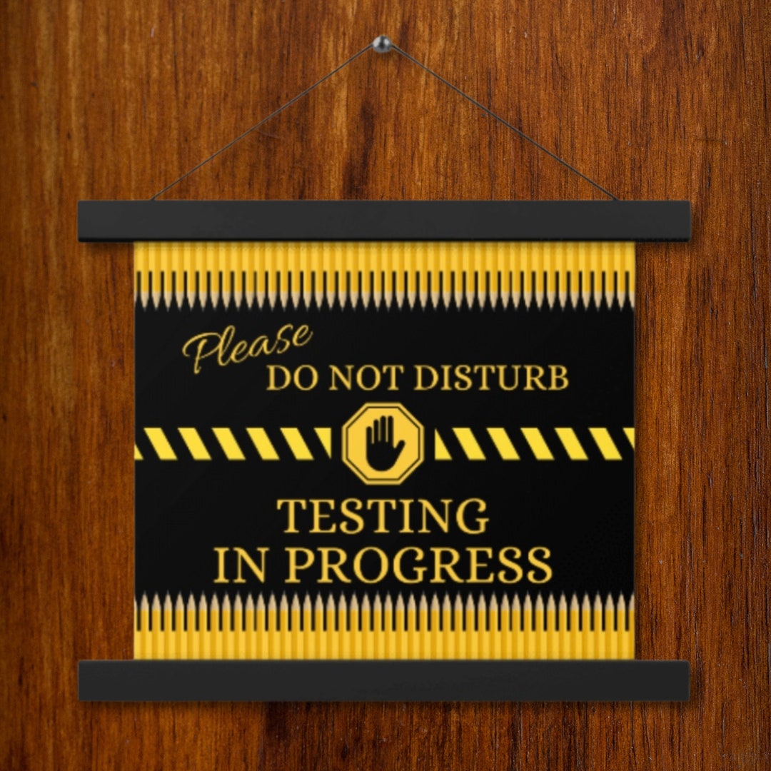 Testing in Progress Door Sign #3 | Please Do Not Disturb Sign | Do Not ...