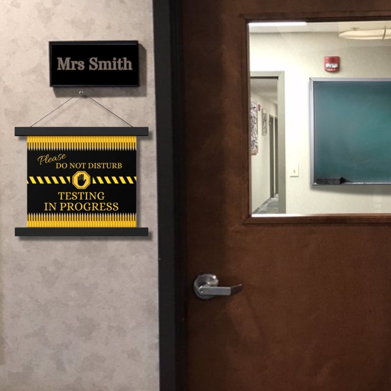 Testing in Progress Door Sign #3 | Please Do Not Disturb Sign | Do Not ...