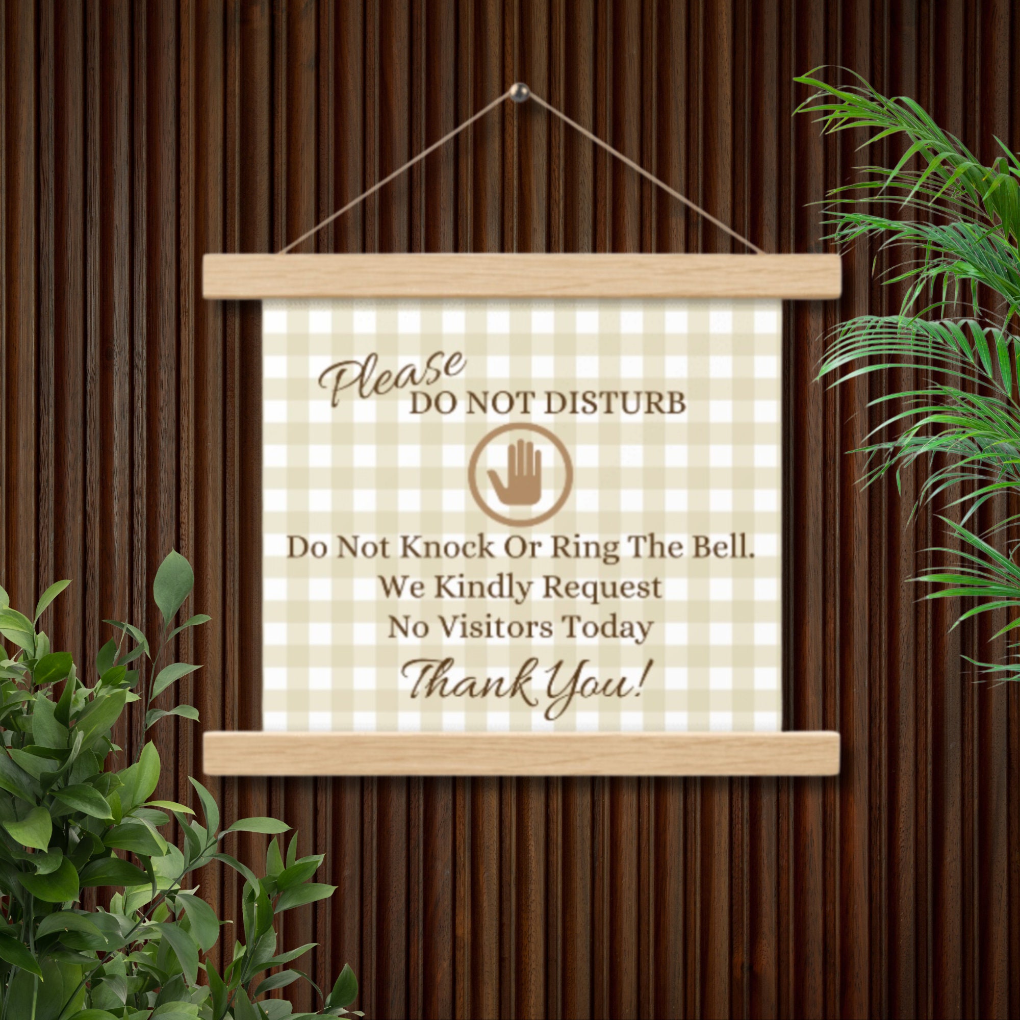 Do Not Disturb Sign #1 | Do Not Knock Sign | Do Not Ring Doorbell Sign ...