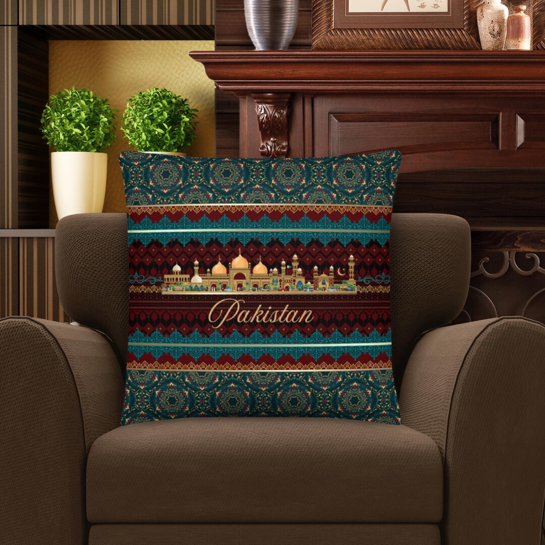 Pakistan Gift #2 | Pakistan Pillow | Pakistan Home Decor | Pakistan ...