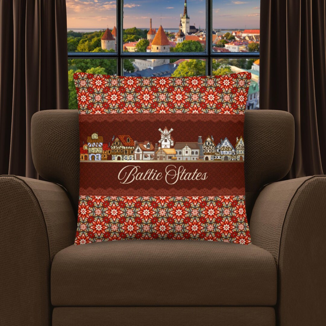 Baltic States Gift | Baltic States Pillow | Baltic States Home Decor ...