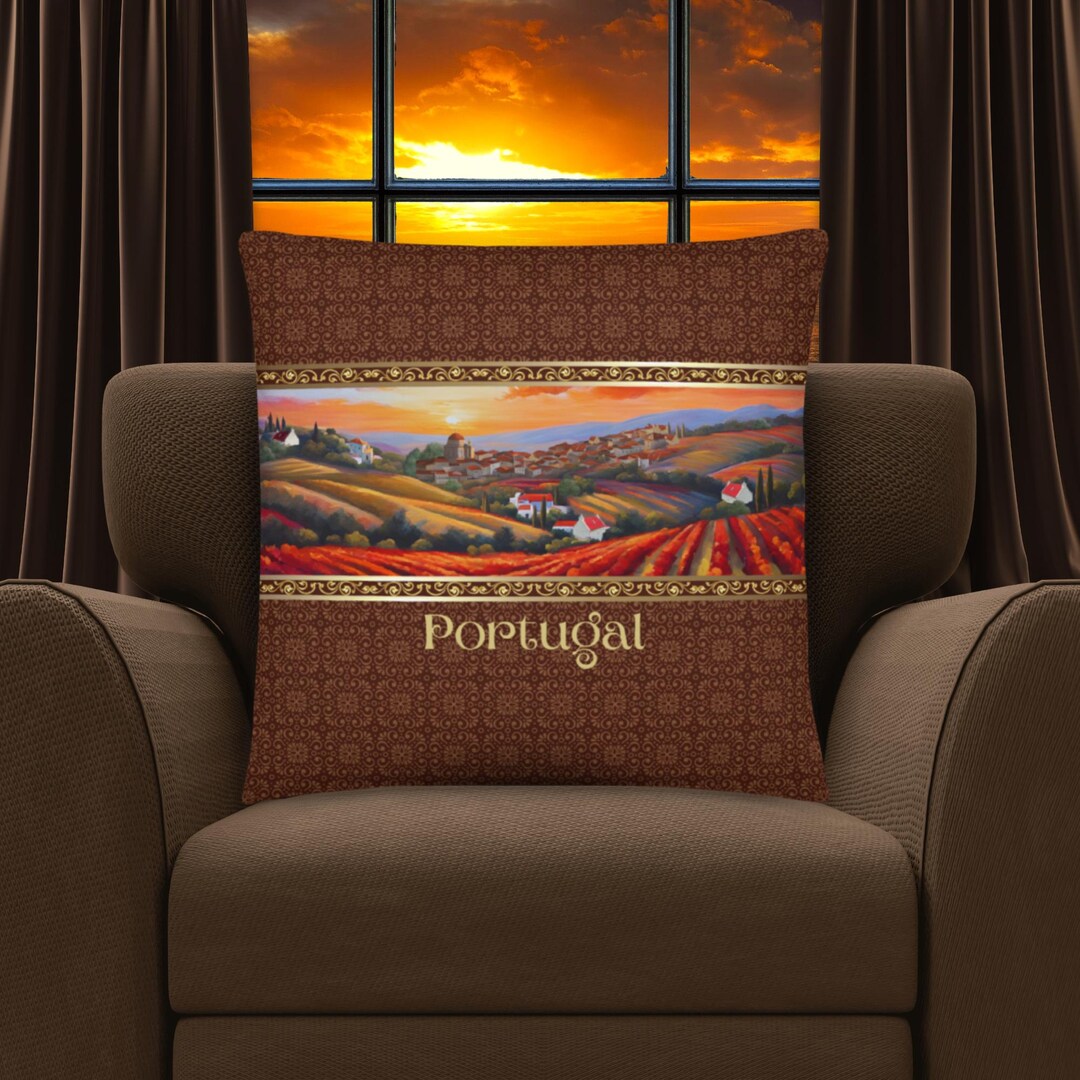 Portugal Gift | Portugal Pillow | Portugal Home Decor | Portugal Travel ...