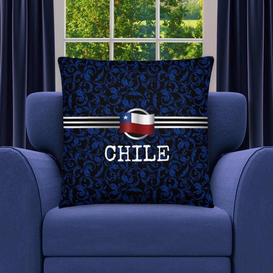 Chile Gift | Chilean Gifts | Chilean Flag | Chile Pillow | Chilean ...