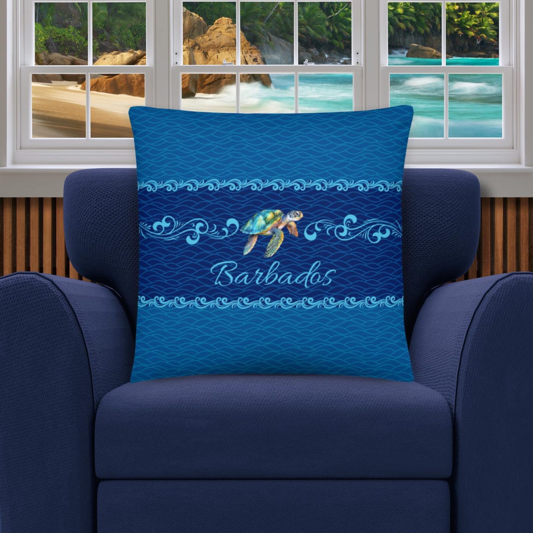 Barbados Gift | Barbados Art | Barbados Pillow | Barbadian Gifts ...