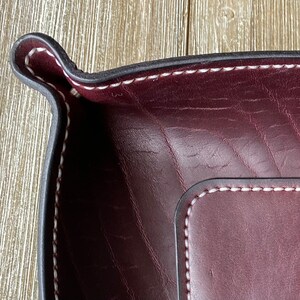 Handmade Leather Valet Tray - Etsy