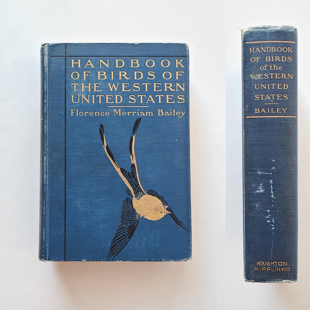 1902 Handbook of Birds of the Western United States by Florence Merriam ...