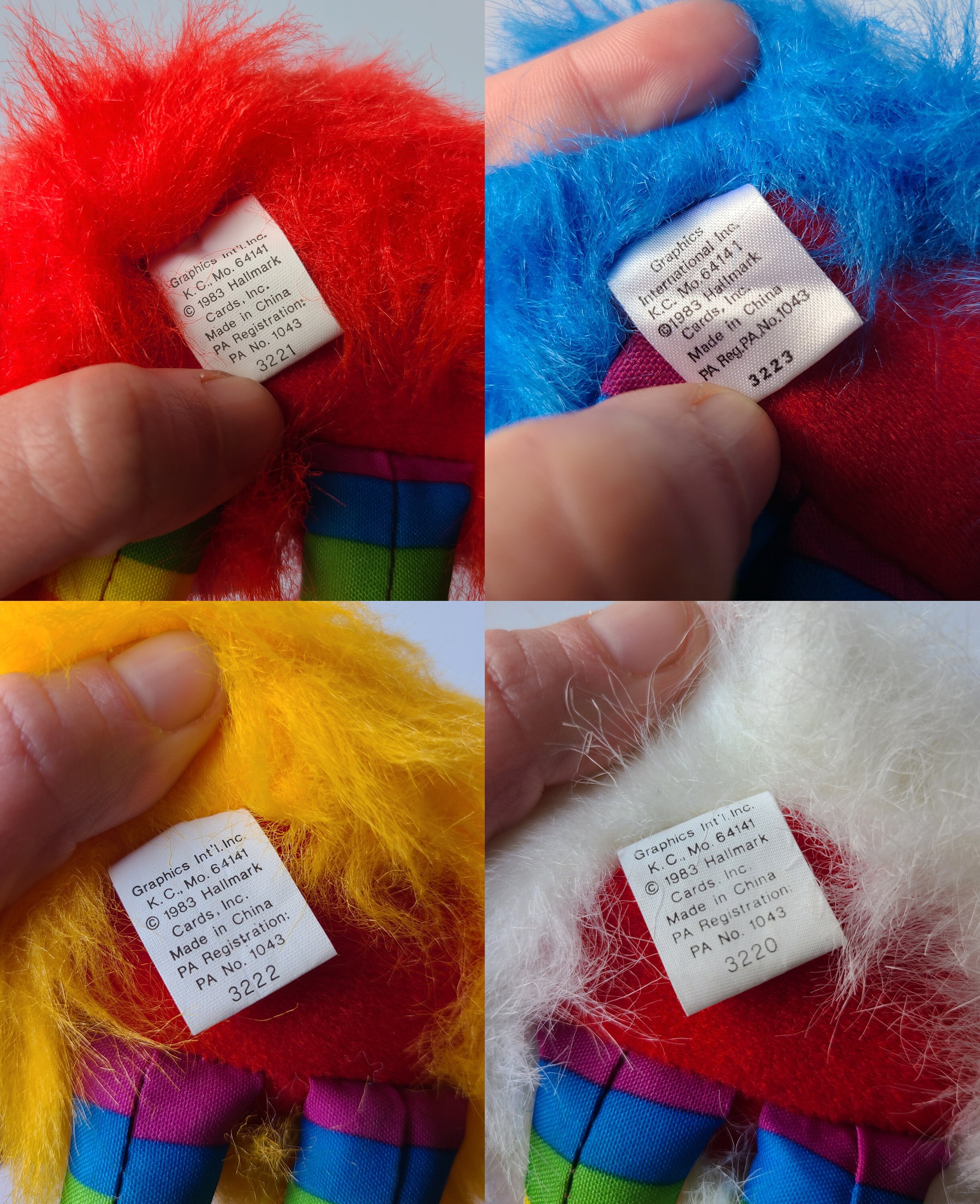 Rainbow Brite Sprites, Set of 4 / Vintage Taco Bell Toys / Rainbow ...