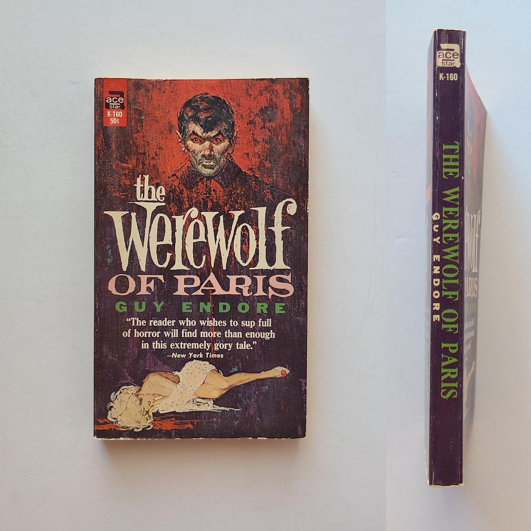 The Werewolf of Paris by Guy Endore / Vintage Pulp Horror / Vintage ...