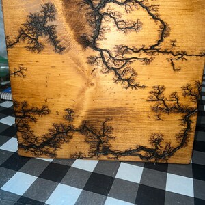 Fractal Burned Pine Boards - Etsy