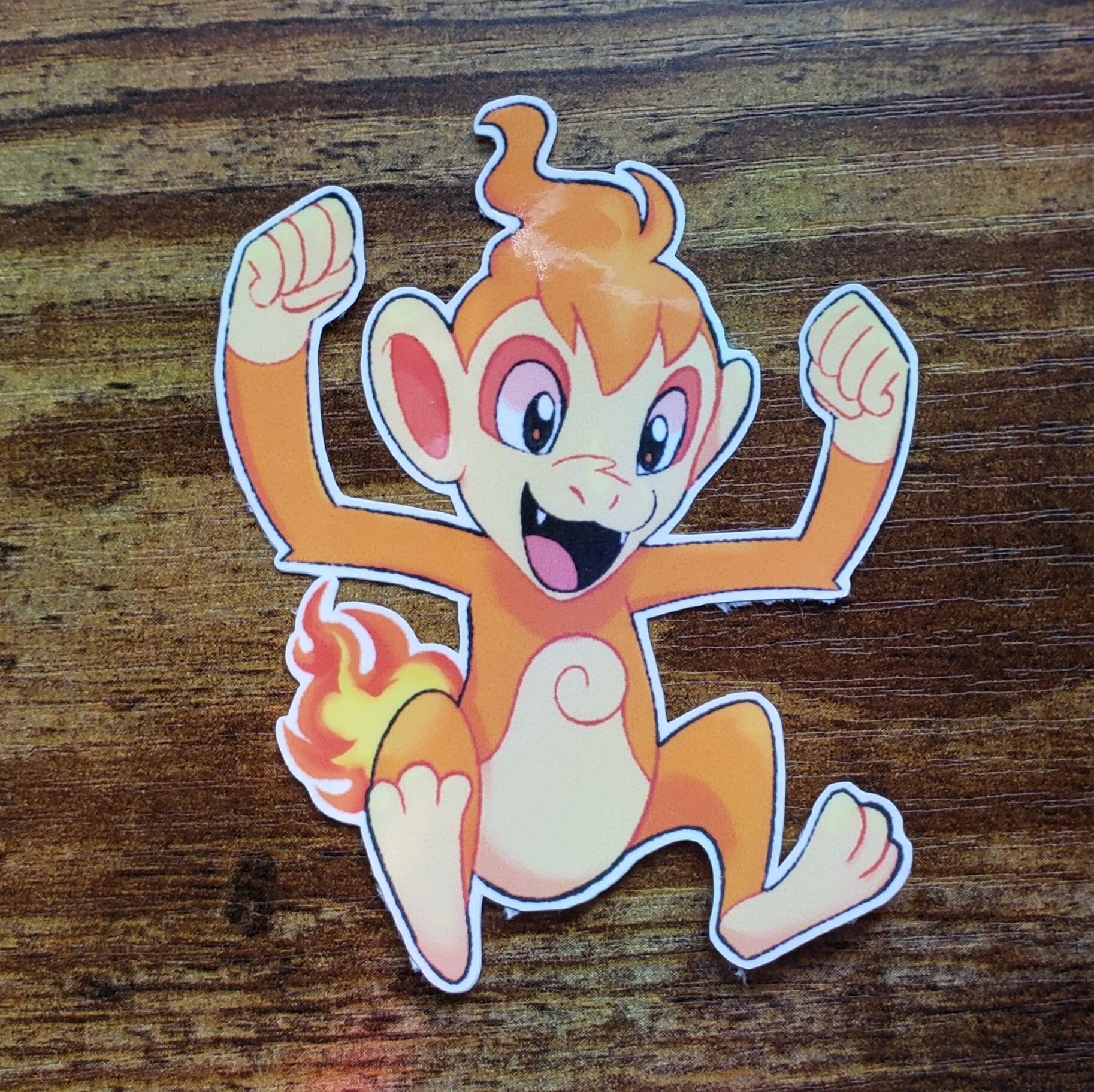 Sinnoh Starters Gen 4 Turtwig Piplup Chimchar Set of 3 Vinyl Laminated ...