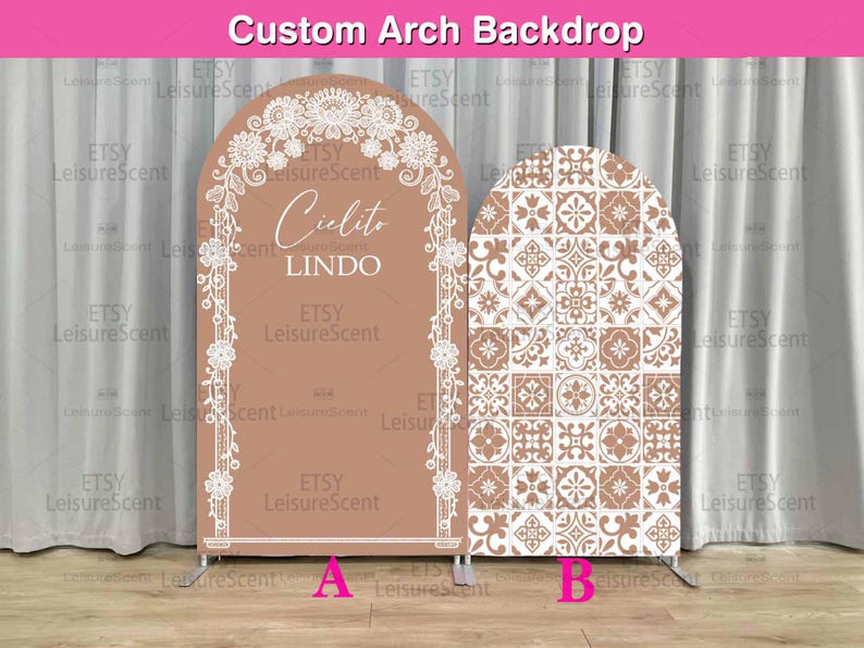 Cielito Lindo Baby Shower Arch Backdrop Cover Stand Boho Baby Girl ...