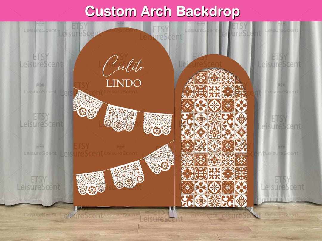 Cielito Lindo Baby Shower Arch Backdrop Cover Stand Boho Baby Girl ...