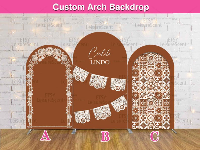 Cielito Lindo Baby Shower Arch Backdrop Cover Stand Boho Baby Girl ...