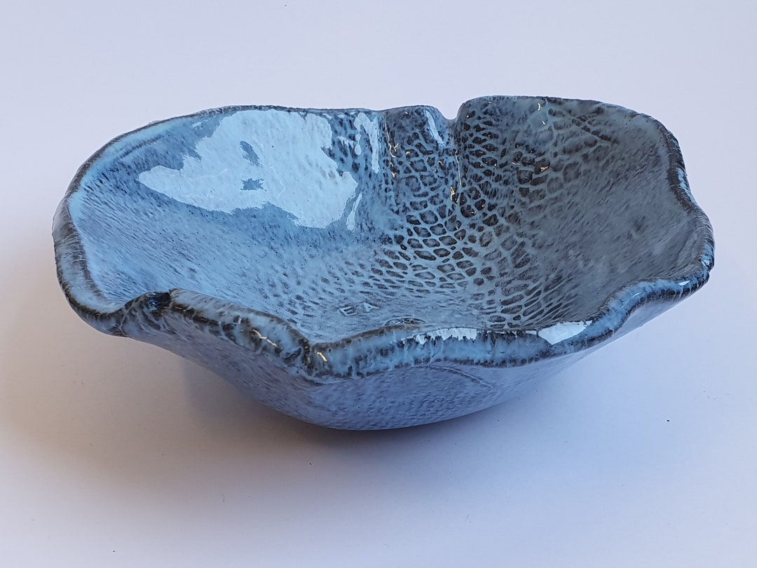Handmade Ceramic Planter Pot Artisan Handbuilt Pottery Bowl 18 X 5 Cm ...