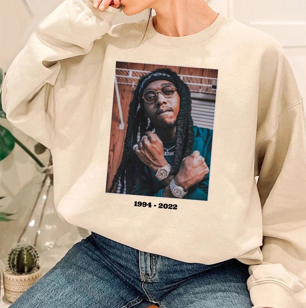 Vintage Migos Takeoff Rapper Sweatshirt, Rest In Peace TakeOff ...