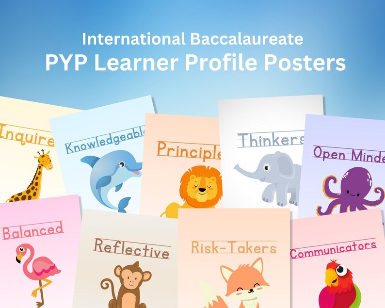 IB PYP Learner Profile Printable Posters | Classroom Posters | IB ...