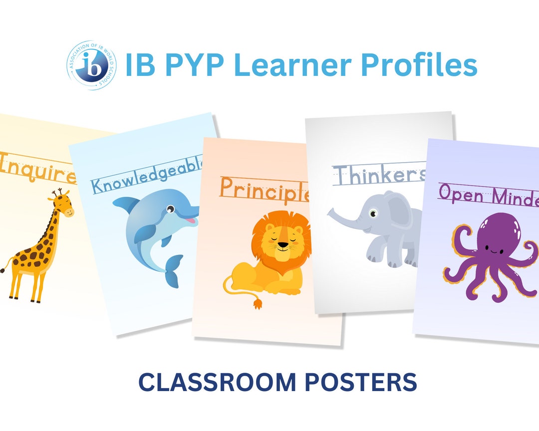 IB PYP Learner Profile Printable Posters IB Primary Years - Etsy Australia
