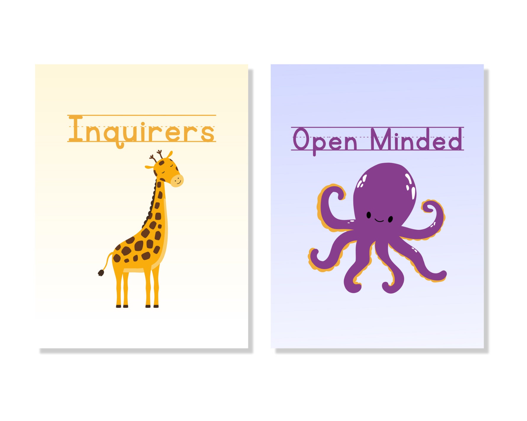IB PYP Learner Profile Printable Posters IB Primary Years - Etsy Australia