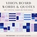2025 Printable Vision Board Words, Printable Vision Board Kit, Vision ...