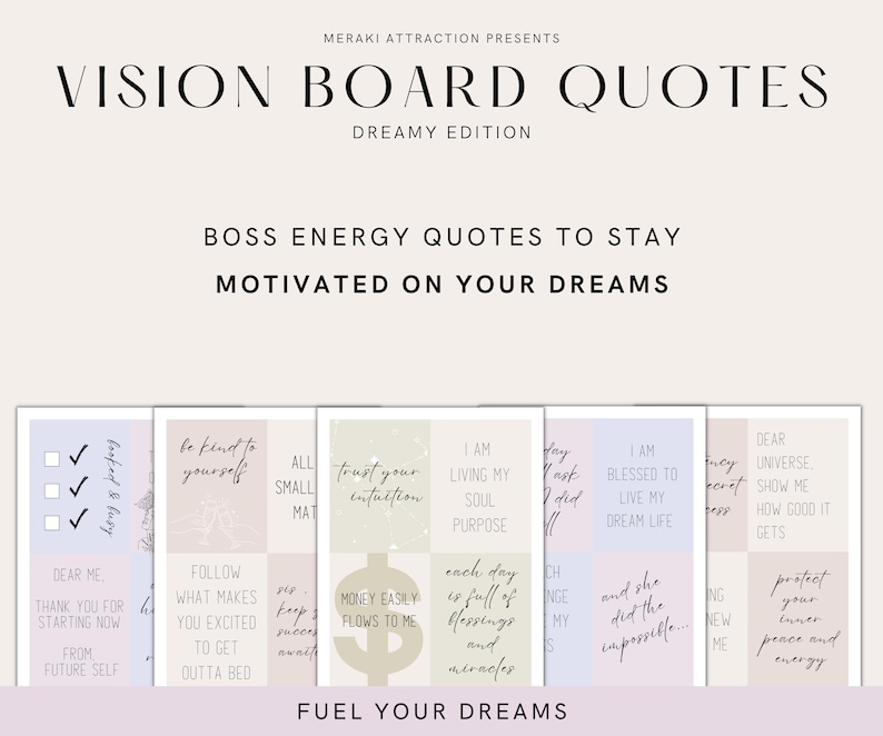 2025 Vision Board Kit Printables, Vision Board Words, Vision Board ...