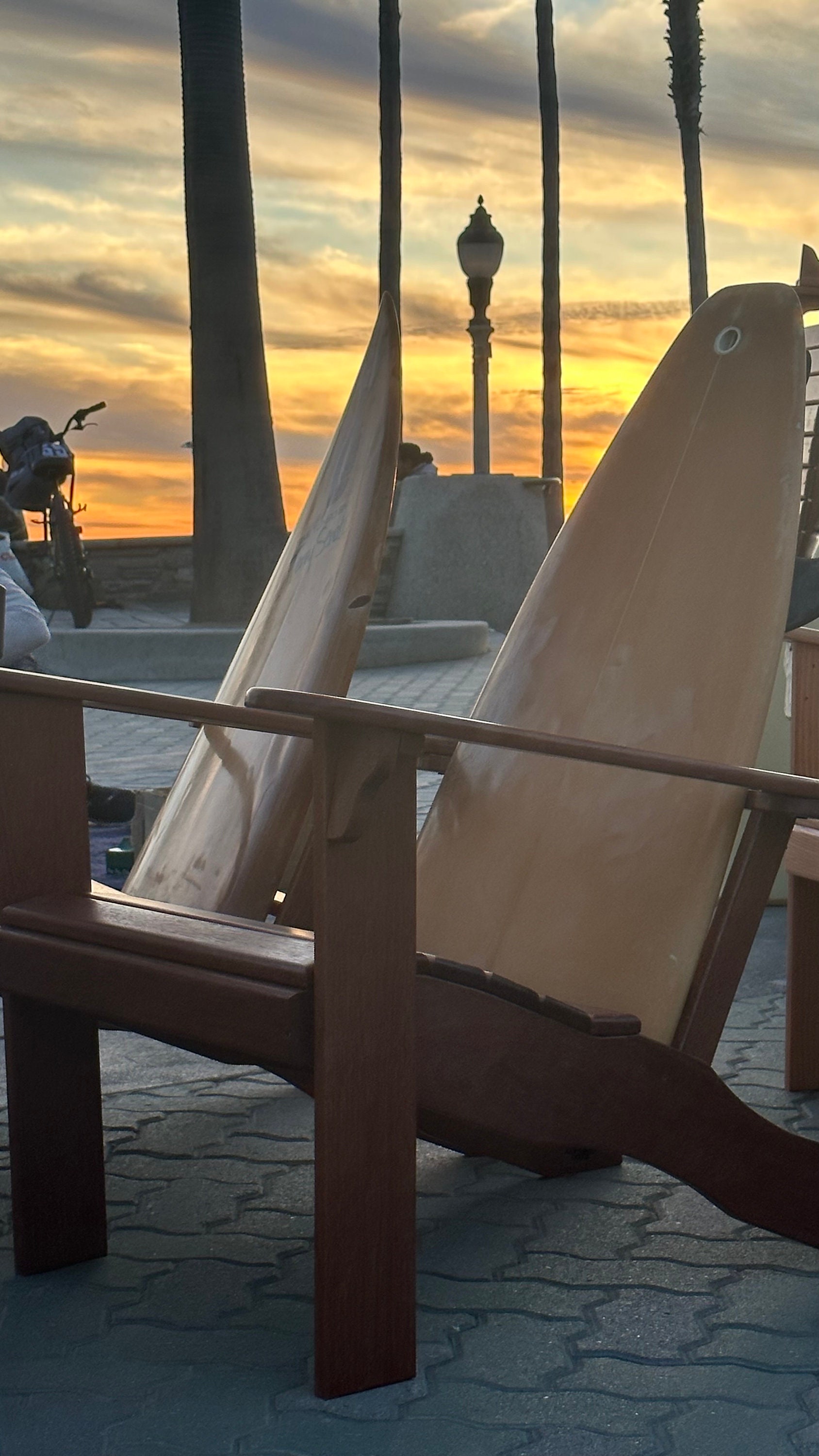 Apitong Surf Chairs – Recycled Surfboard Pair |large| Coastal Patio Set ...