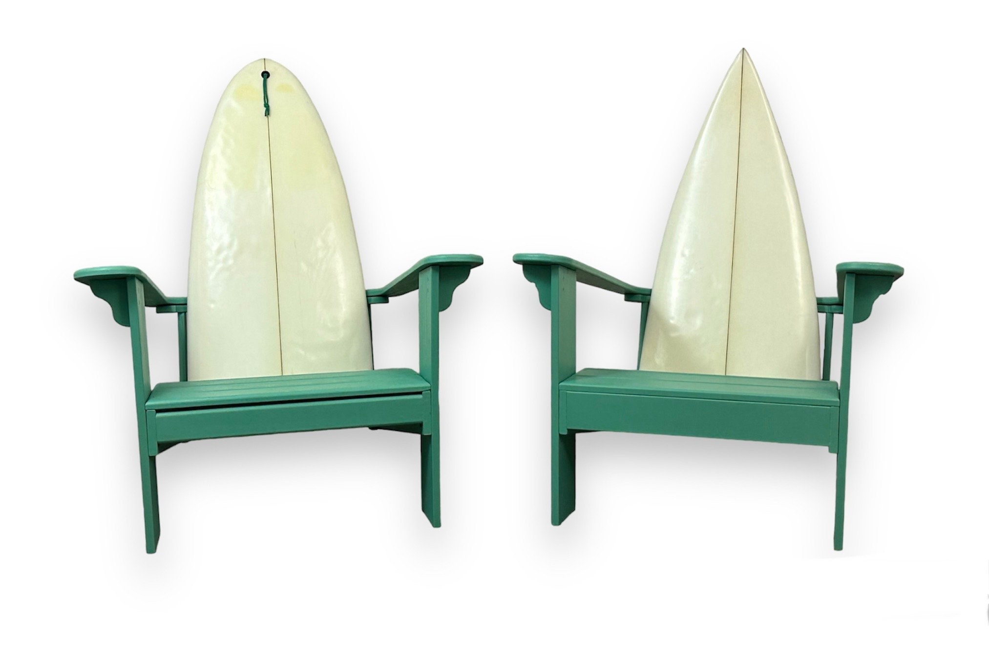 Malibu White – Recycled Surfboard Chair Set |medium| California ...