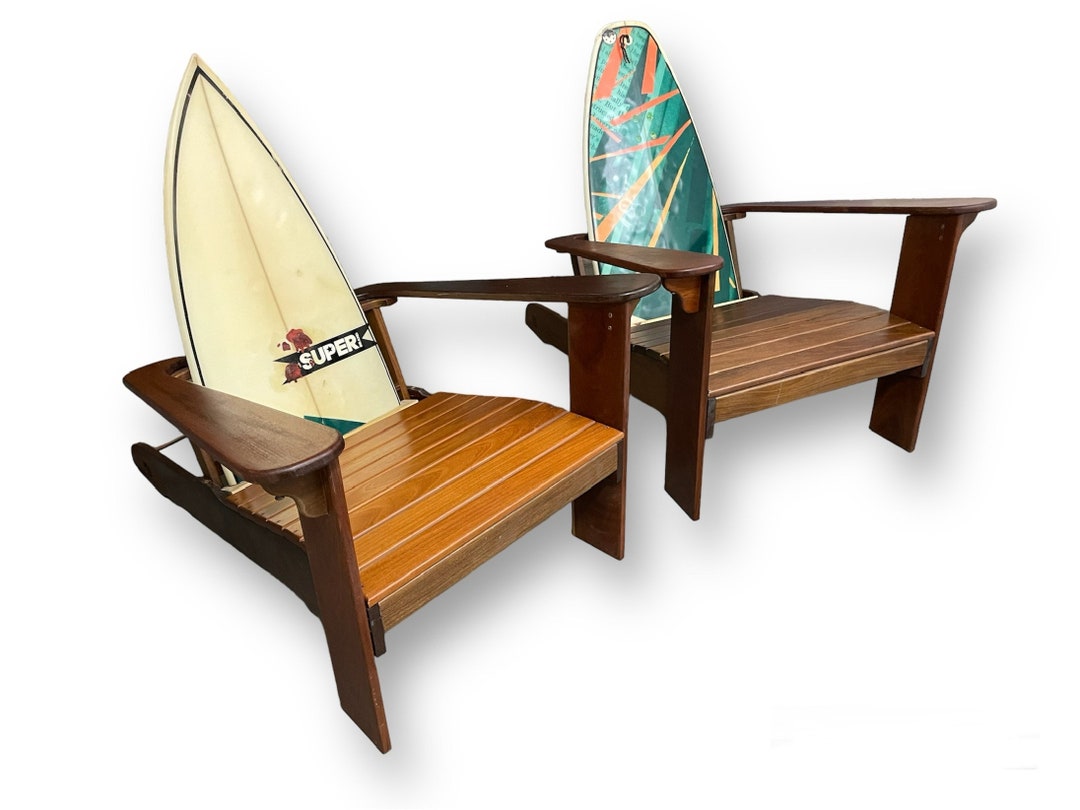 FREE Local Delivery – “superbrand” Surf Chairs (2) | Large | Ipe Wood ...