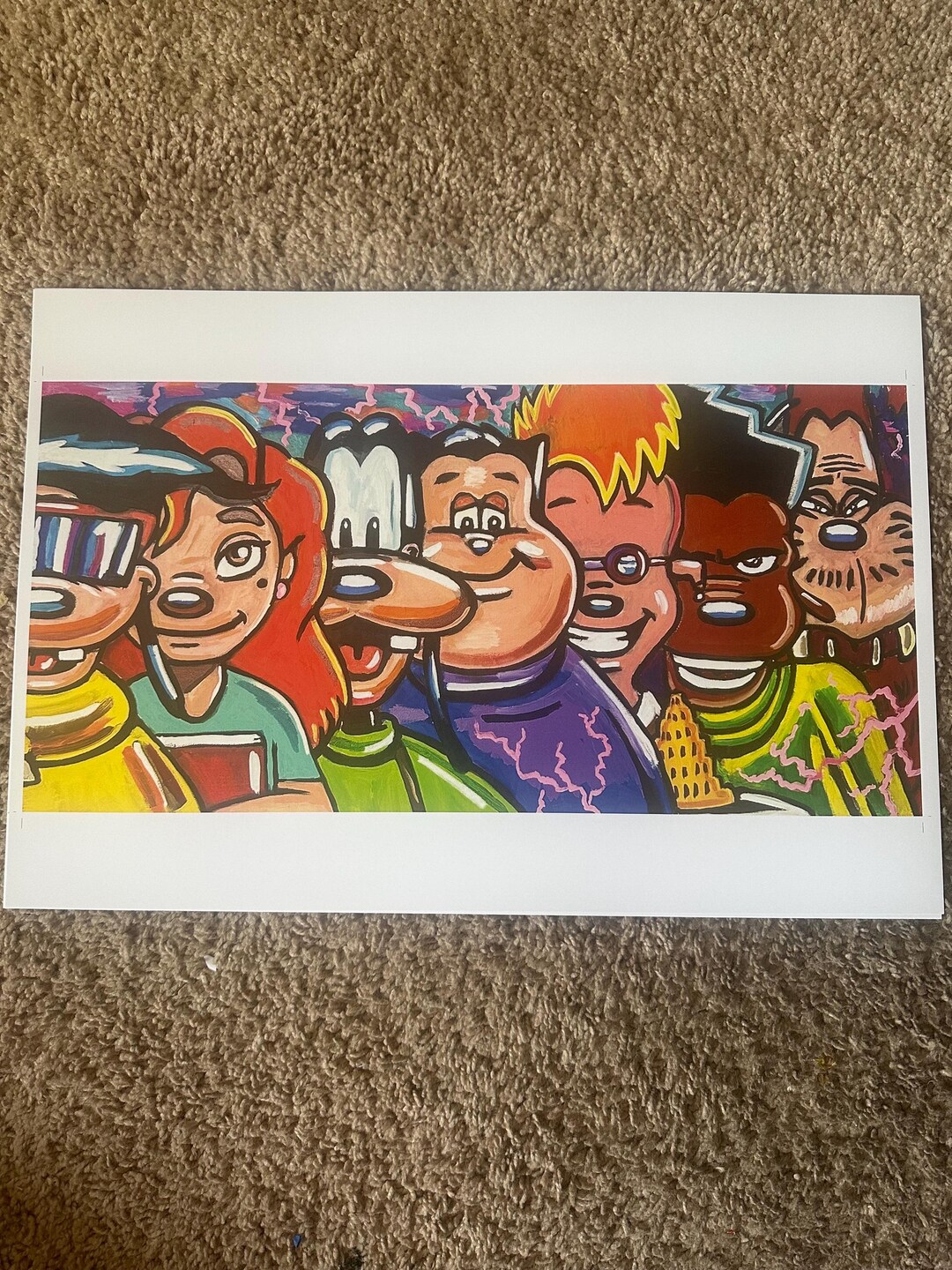 A Goofy Movie Tribute 30th Anniversary Disney Art Print - Etsy