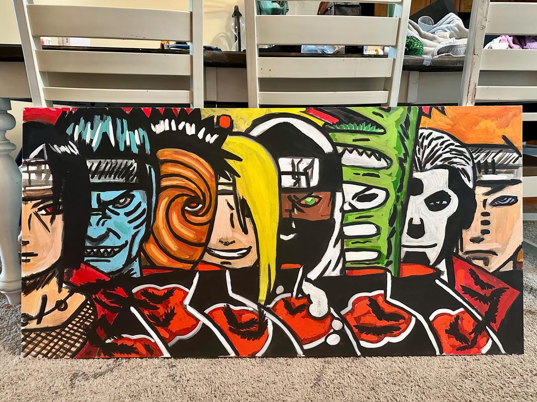 Akatsuki Members Naruto Anime Art Villains Mango Enemies Itachi ...