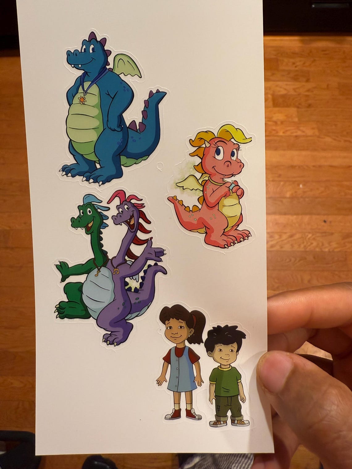 PBS Kids Dragon Tales and Friends Sticker Sheet - Etsy Canada