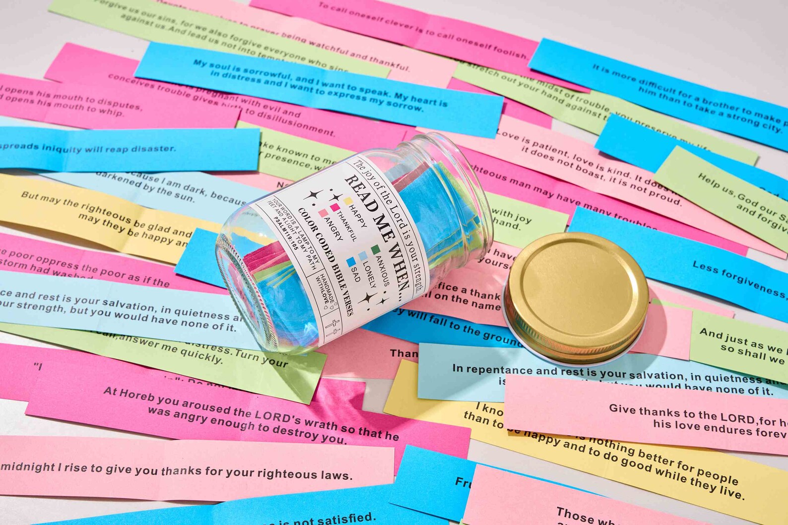 Mom Read Me When Jar, Bible Verse, Birthday, Christian Gift for Her ...